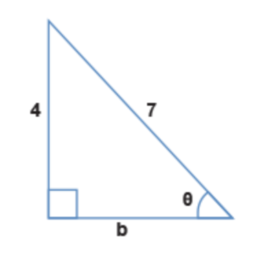 Solved BM037 A right-angled triangle with one side = 4 | Chegg.com